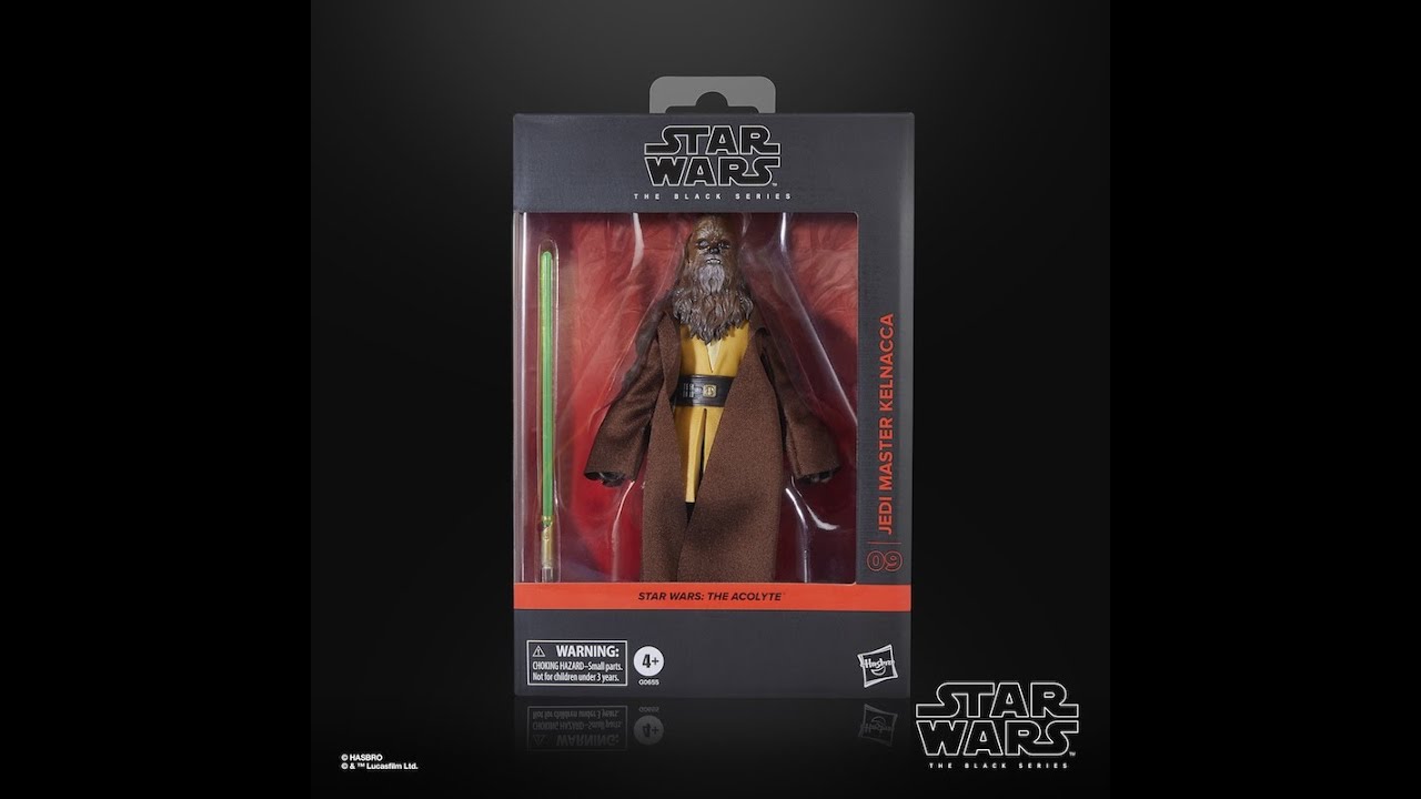 Hasbro Star Wars The Black Series The Acolyte Jedi Master Kelnacca ...