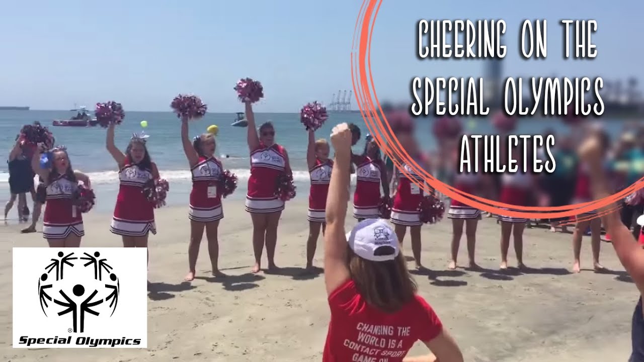 Cheer for LA2015 Cheerleaders Cheering on the Special Olympics Athletes ...