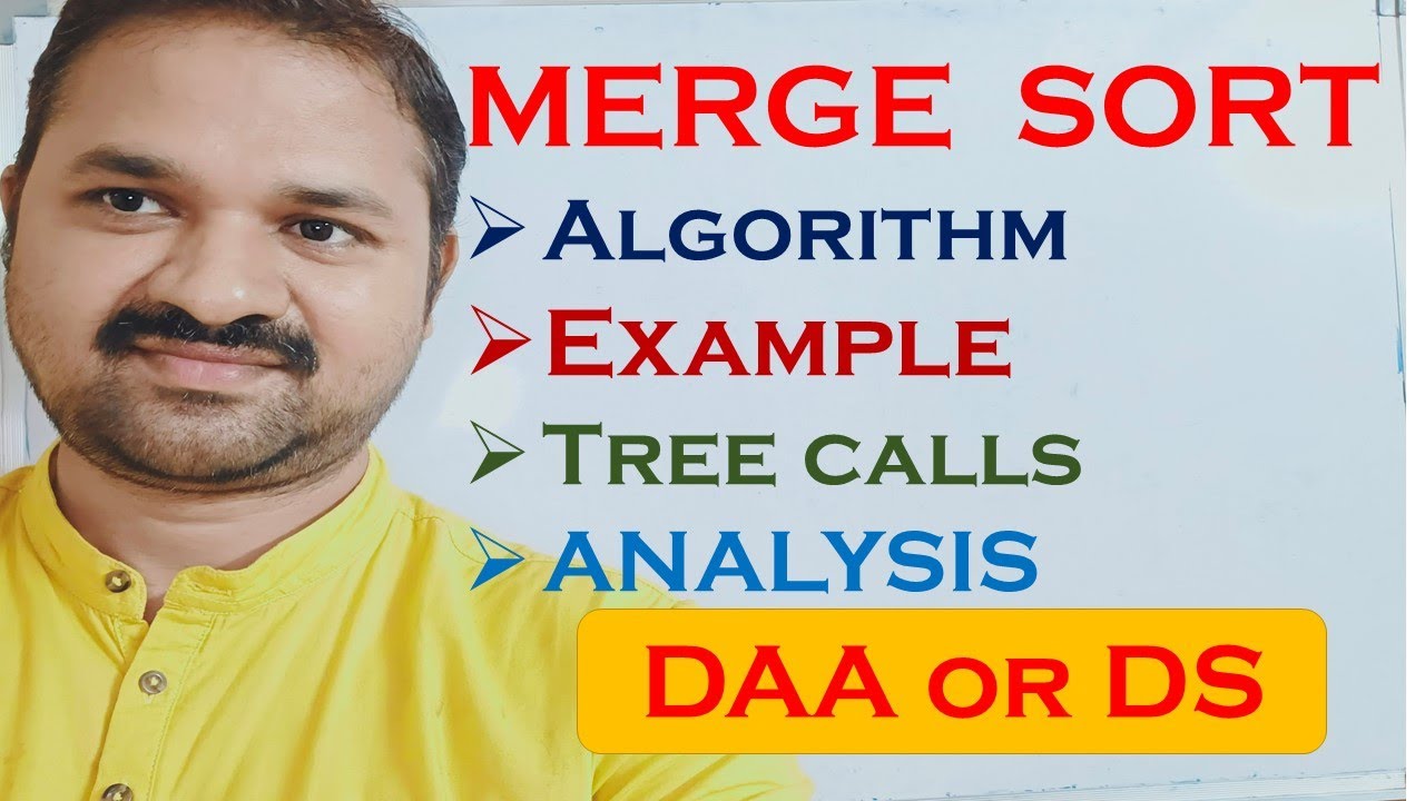 Merge Sort Algorithm Example Program Tree Recursive Calls 7764