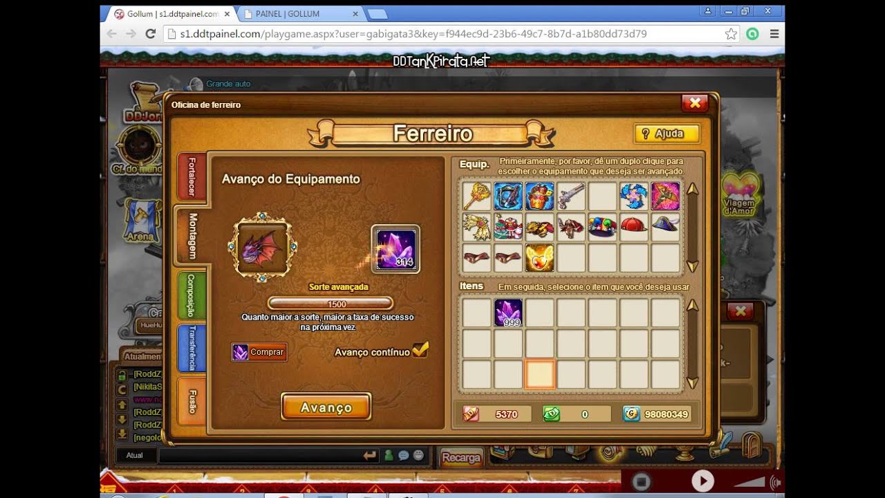 Melhor ddtank pirata,com pet e, painel - YouTube
