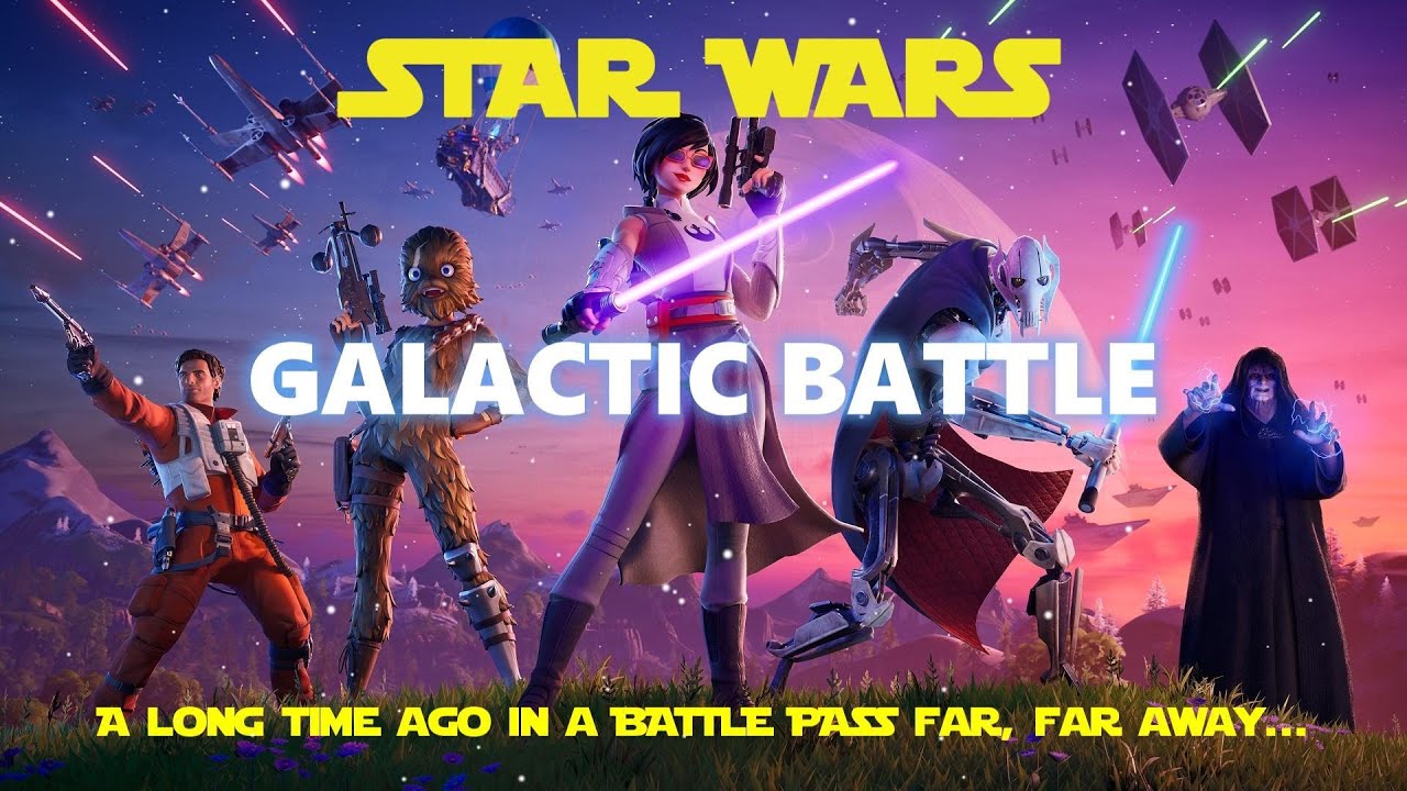 FULL Battle Pass Showcase: Galactic Battle - STAR WARS #fortnite - YouTube