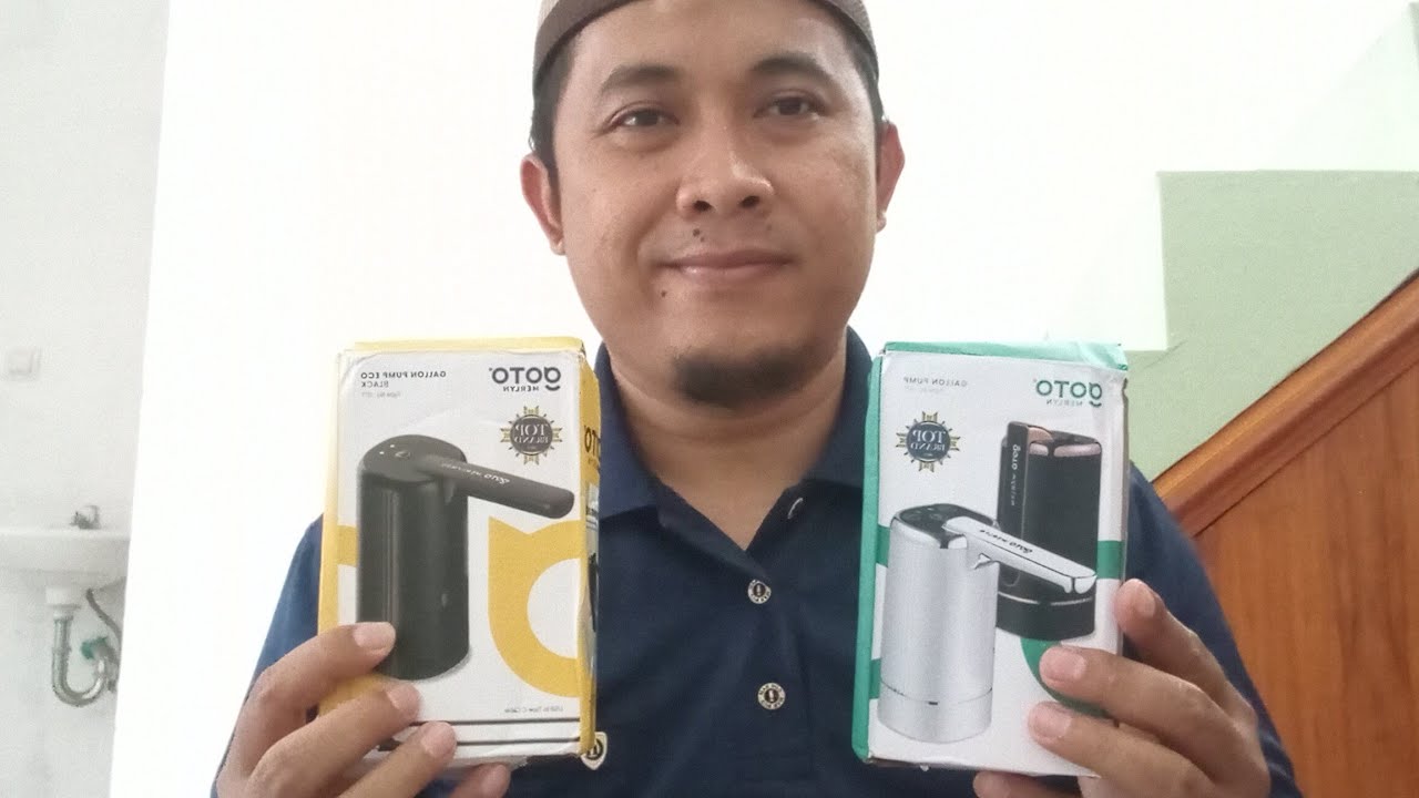 Riview Pompa Air Galon Merek Goto Terbaru - YouTube