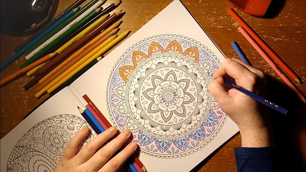 ASMR Relaxing Late Night Colouring Session 🖍️- No Talking - YouTube