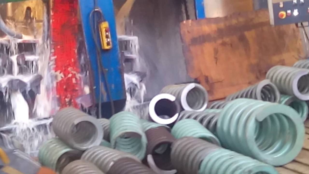 Railway Spring Grinding - YouTube