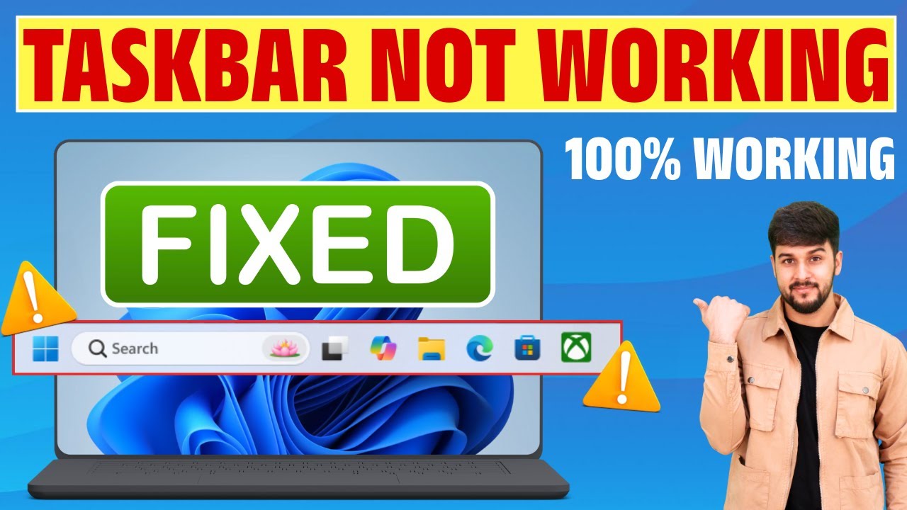 Taskbar Not Showing or Not Working on Windows 11/10 | Easy Fix 2026 ...