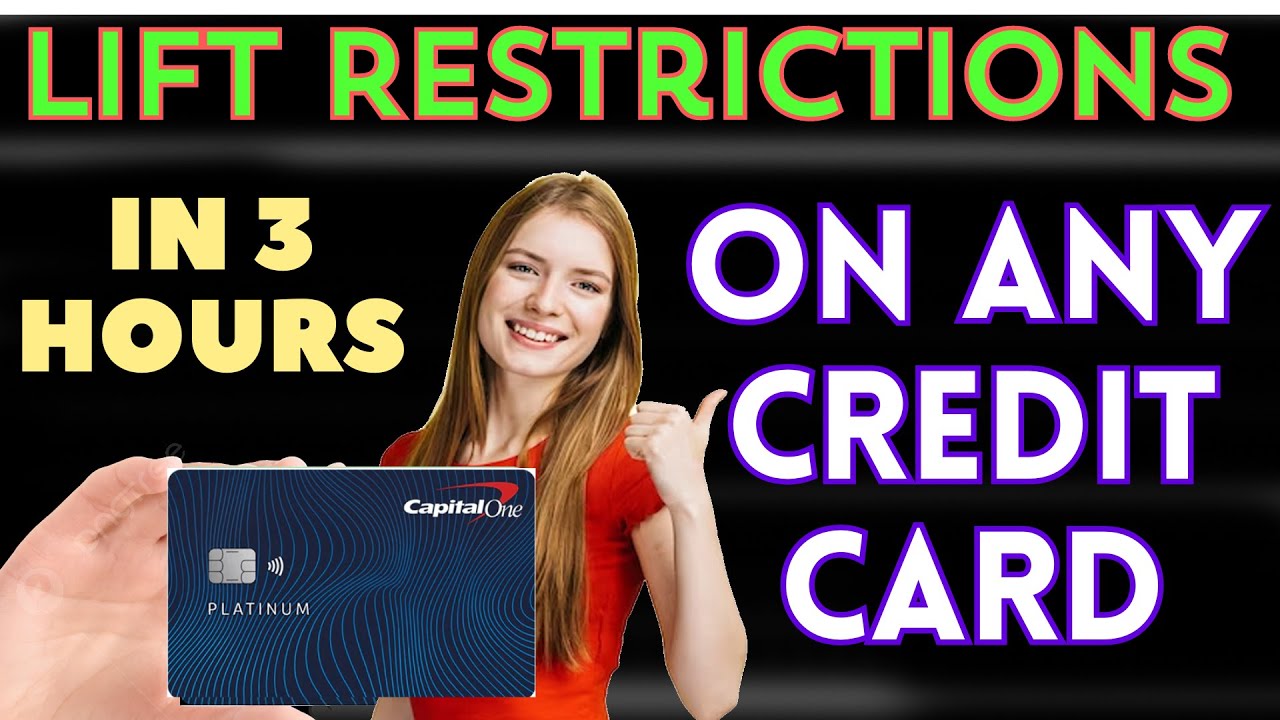 How to Lift Restrictions on Credit Cards in 3 Hours | 100% Solution for ...