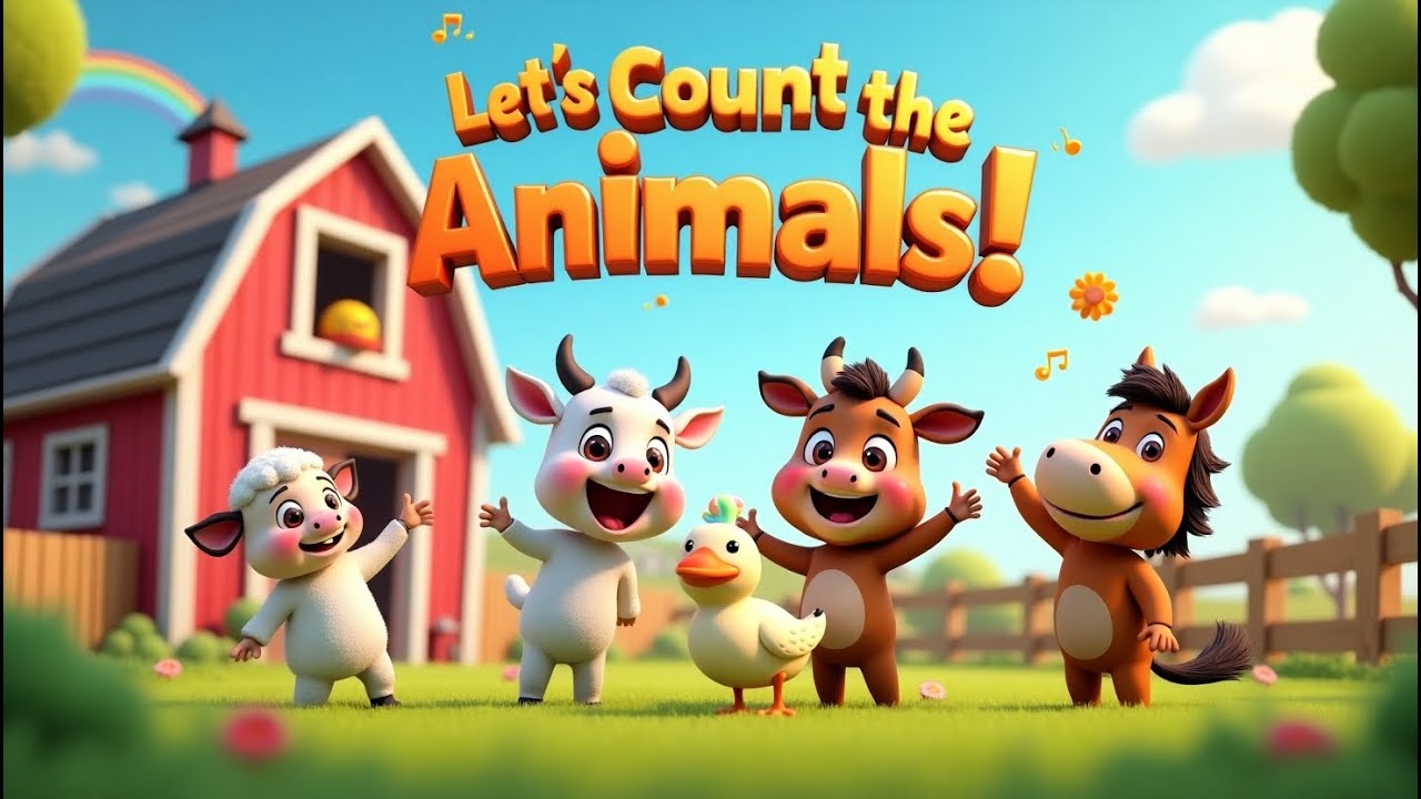 Let’s Count the Animals! | Fun Animal Counting Song for Kids | Sing ...