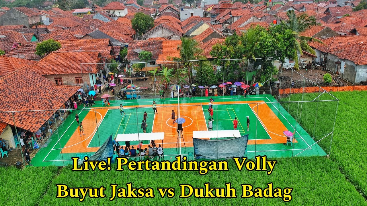 Live tournamen Volly Buyut Jaksa vs Dukuh Badag - YouTube