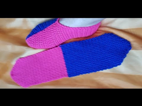 Papuci de casa crosetati pentru incepatori! - YouTube