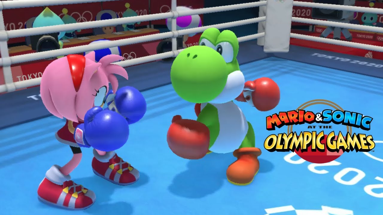 Boxing Hard Gameplay : Mario & Sonic At The Olympic Games Tokyo 2020 ...