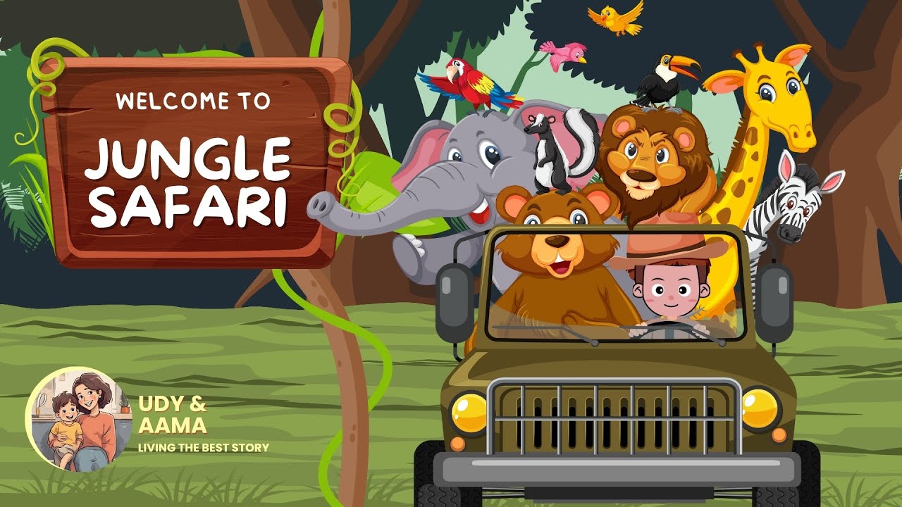 Jungle Safari for Kids | Learn Wild Animal Names, Sounds & Facts with ...