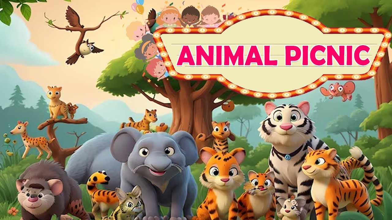 THE ANIMAL PICNIC|Kids story|Bedtime Stories|English Stories - YouTube
