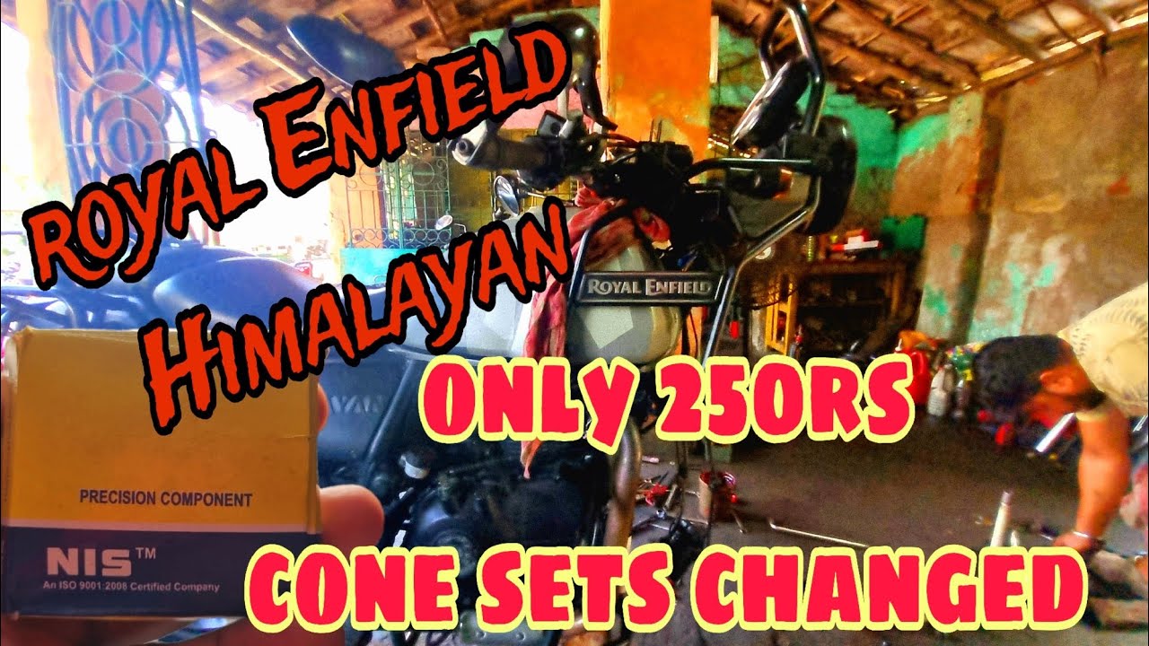 ROYAL ENFIELD HIMALAYAN CONE SET CHANGE, ONLY 250 RS| BEST CONE SET FOR ...