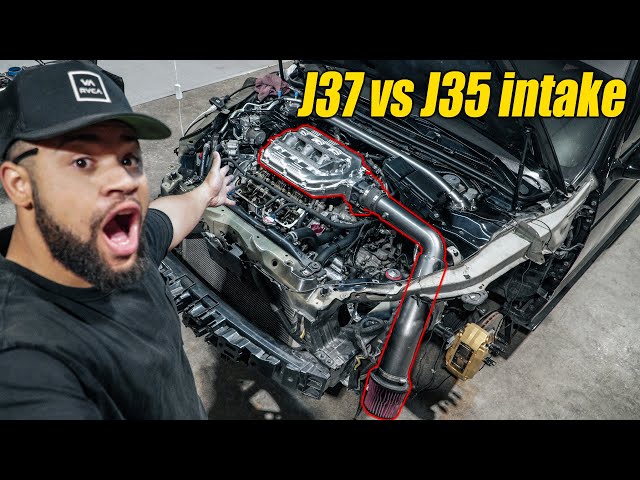 The BEST Acura TL intake setup Bigger is Better. YouTube