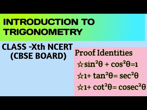 Introduction to Trigonometry | Class 10 Maths | NCERT CBSE BOARD ...