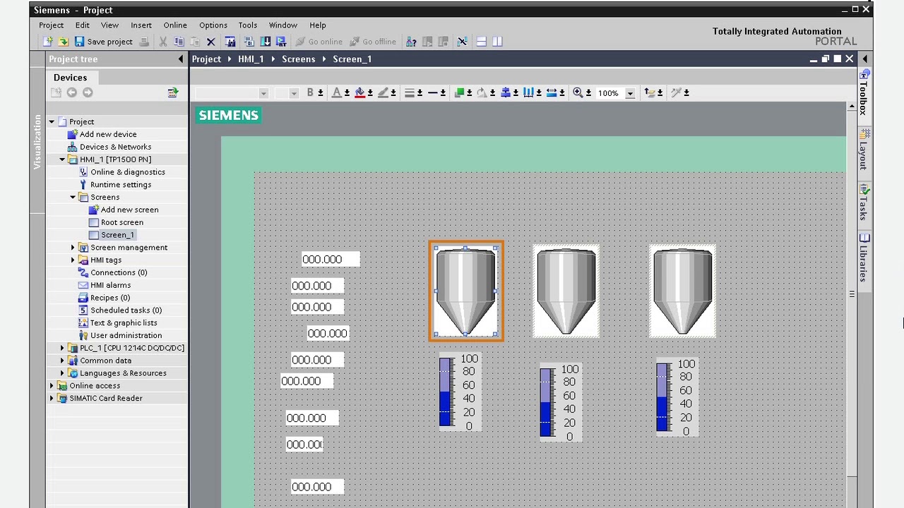 Simatic Step 7 1200 Hmi Aligement Tutorial Youtube