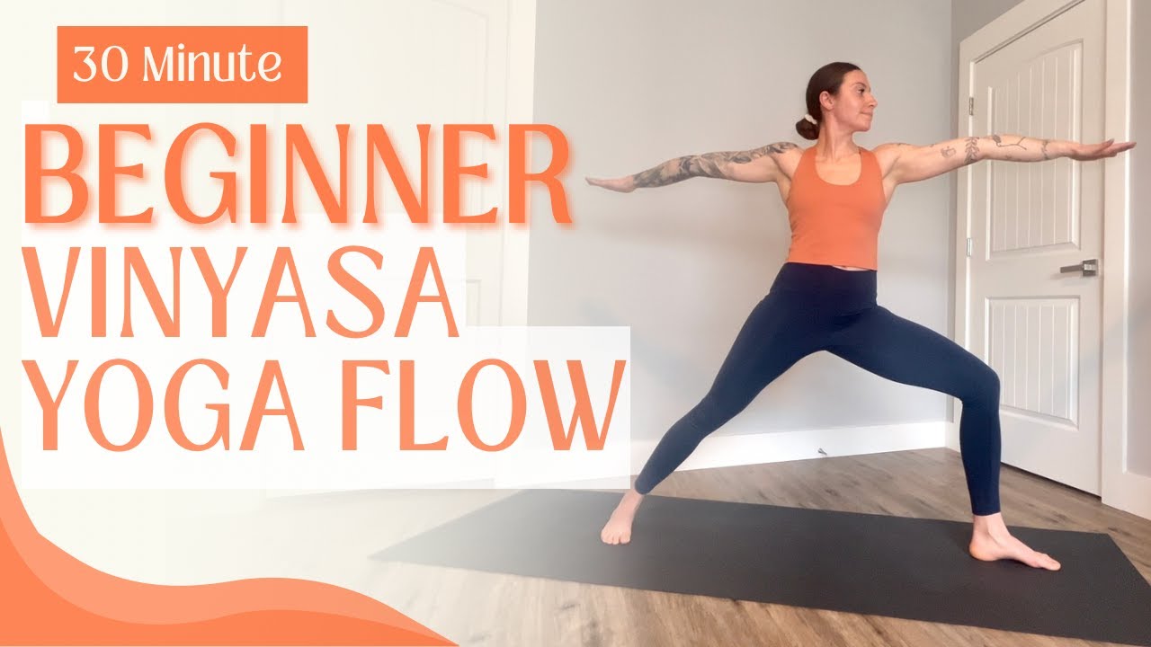 30 Minute Vinyasa Yoga Flow for Beginners | Full Body Active Recovery ...