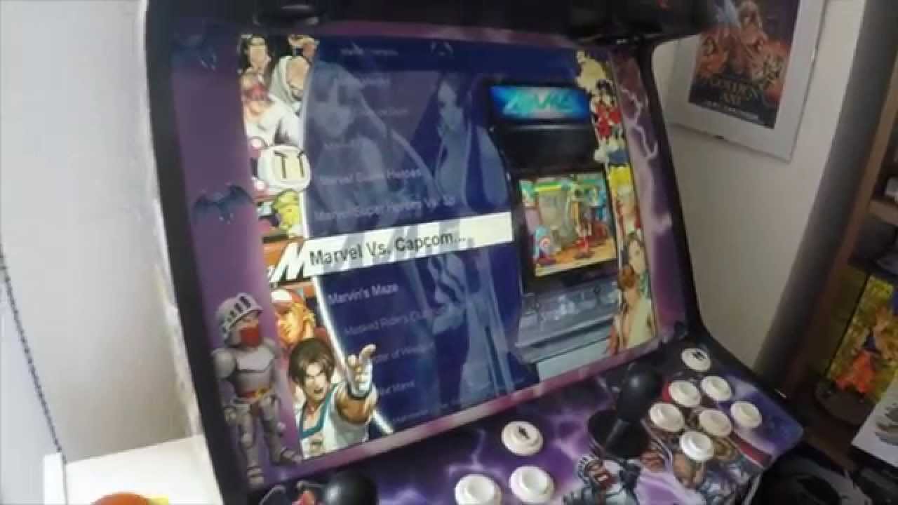 Bartop Arcade 19" - Ghosts'N Goblins Theme - MALA Frontend - YouTube