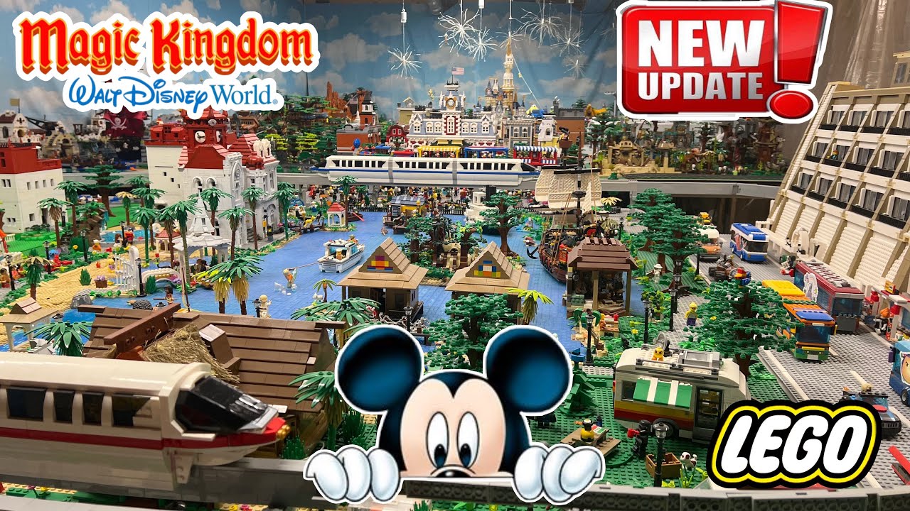 LEGO WALT DISNEY WORLD / LEGO ROOM UPDATE! - YouTube