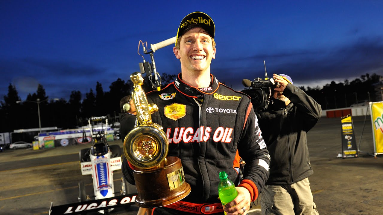 Morgan Lucas wins the 50th Auto Club NHRA Finals - YouTube