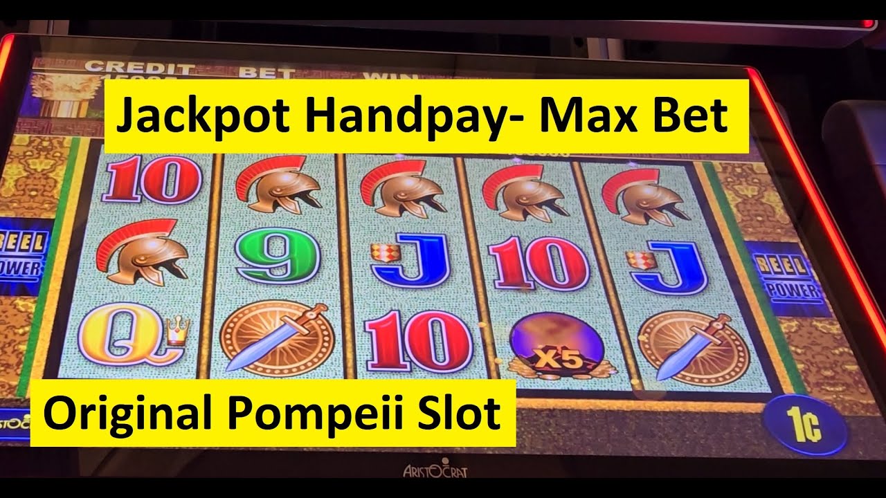 Jackpot Handpay! Original Pompeii Slot Max Bet!! Aristocrat Game - YouTube
