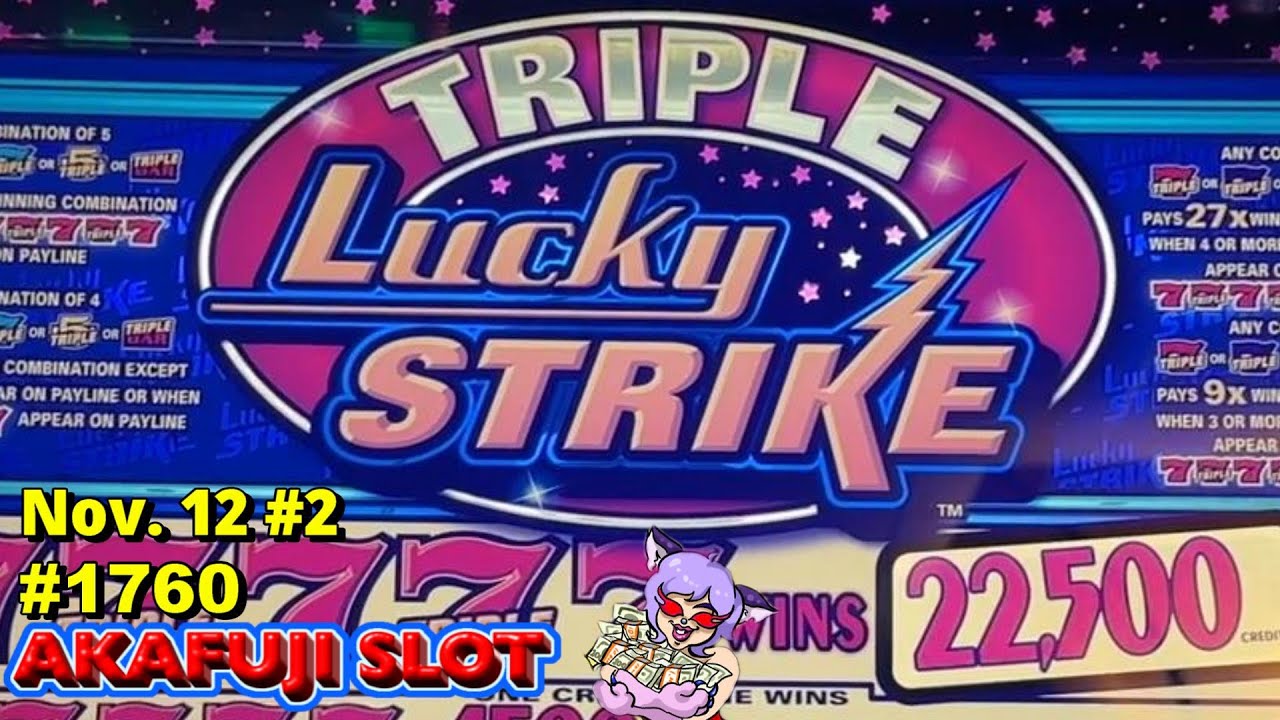 Triple Lucky Strike Slot Machine at Pechanga Casino - YouTube