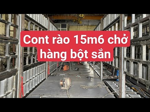 CONT RÀO 15m6 ĐẶT XƯƠNG CỔ CÒ 15m6 HATICO - YouTube