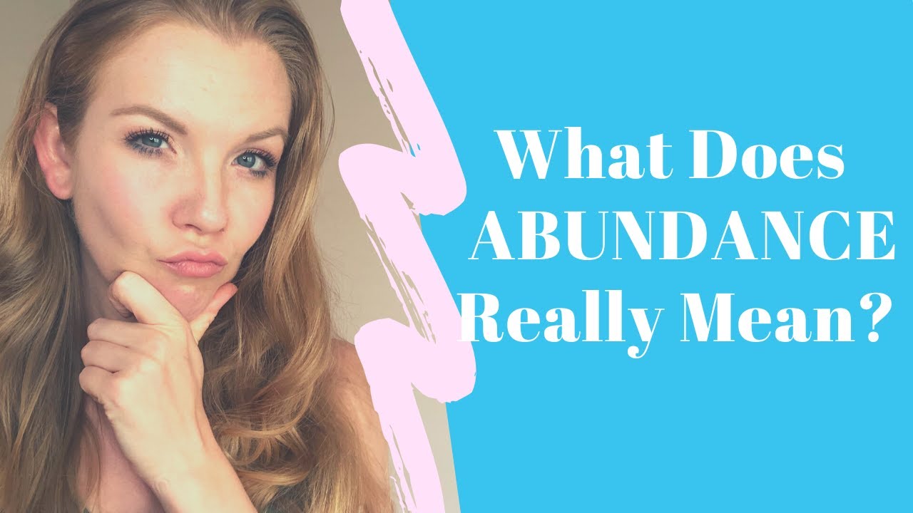Abundance Definition For Kids Youtube