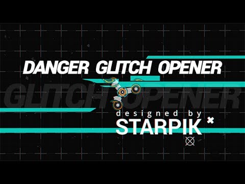 Danger Glitch Logo - After Effects Template