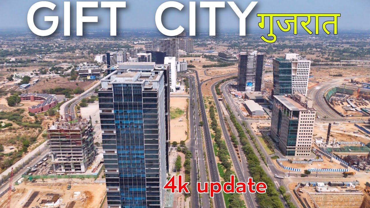 Gift City June Latest Update | Gift City Gujarat #4k - YouTube