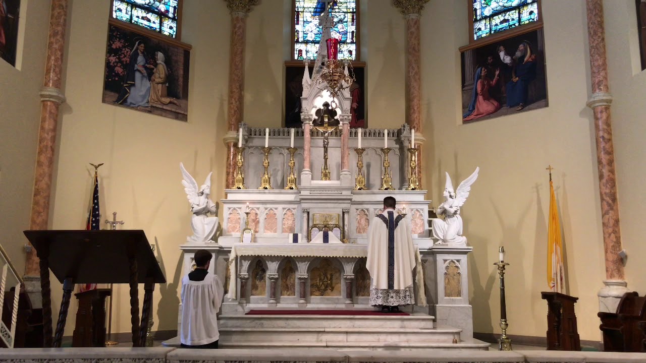 Latin Low Mass with Chant for Trinity Sunday - YouTube