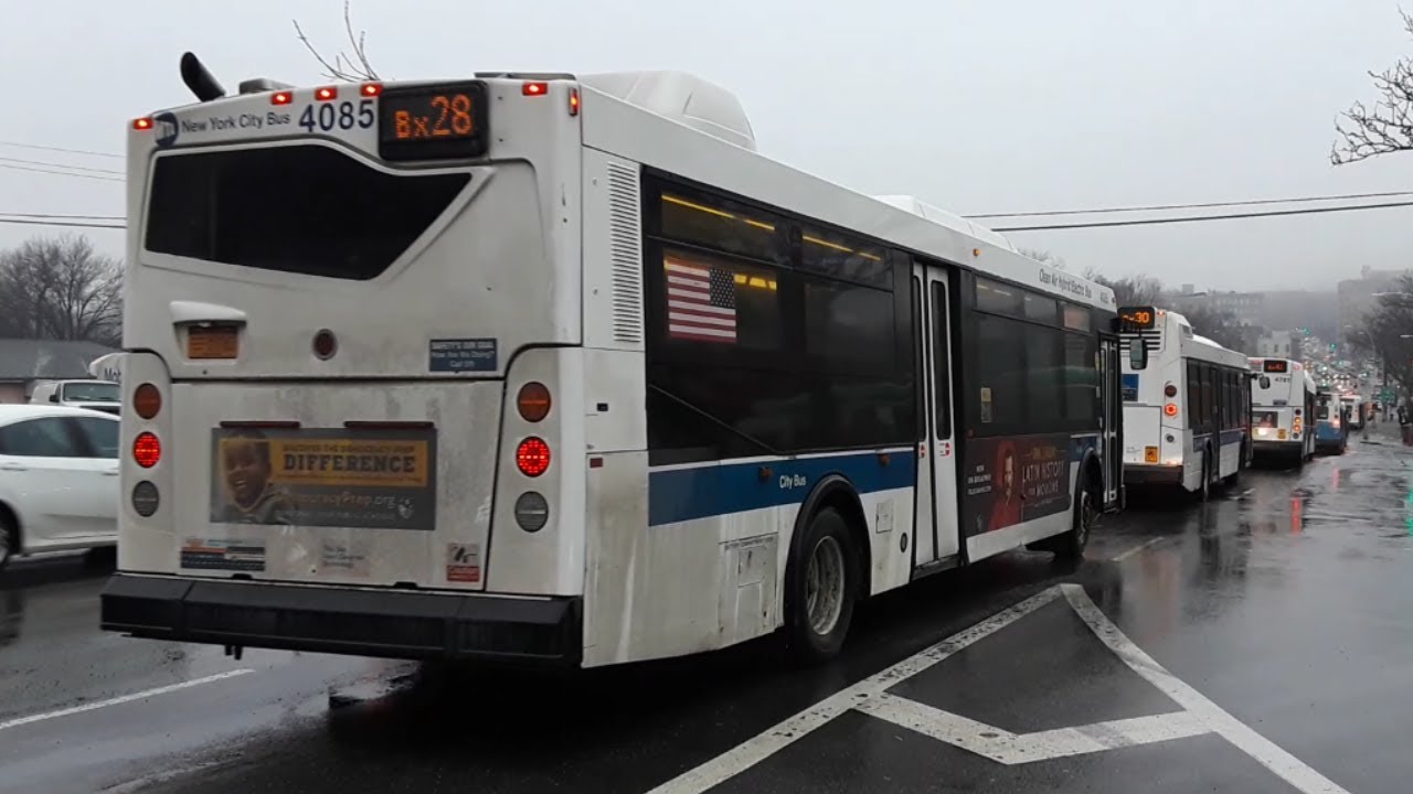 MTA: Various Bus Action on the Bx28, Bx30, Bx38, Bx39, Bx41, Bx41 SBS ...