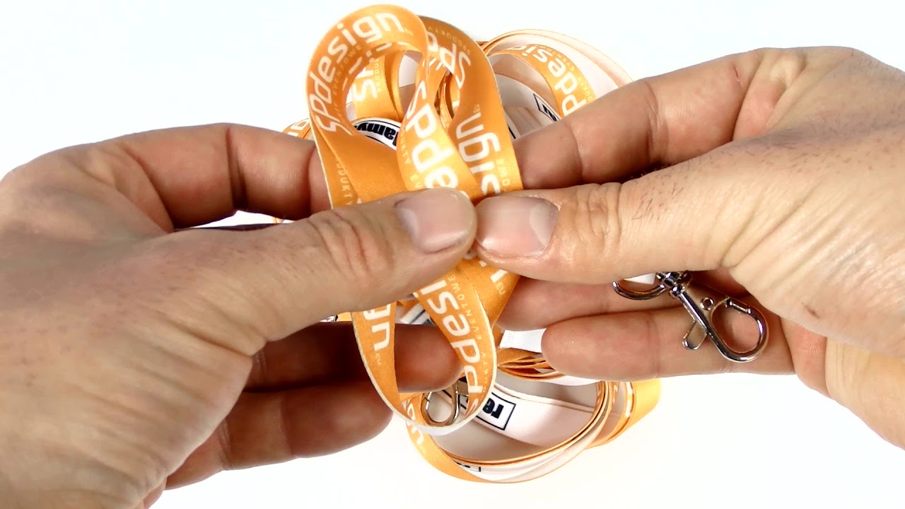 Smycz reklamowa z nadrukiem 15 mm / spdesign / - YouTube