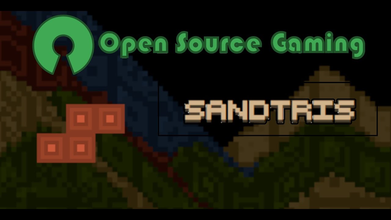 Sandtris - Open Source Gaming - YouTube