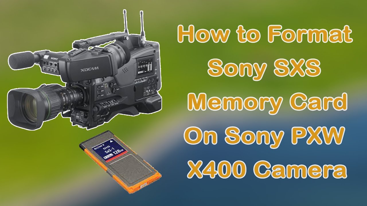 Sony SXS Memory Card Format - Azad's ViewFinder - YouTube