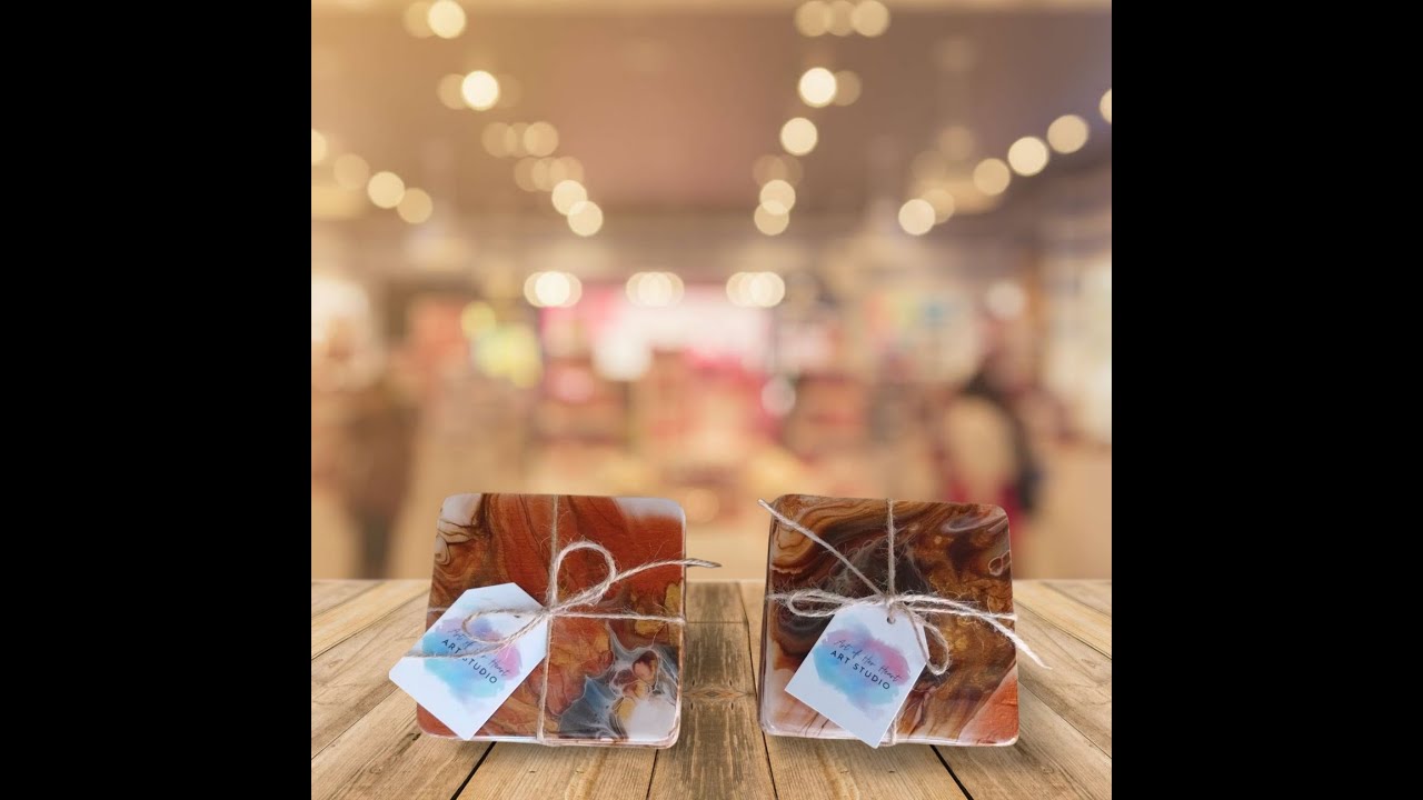 Coasters with Olga Soby (secret recipe) - YouTube