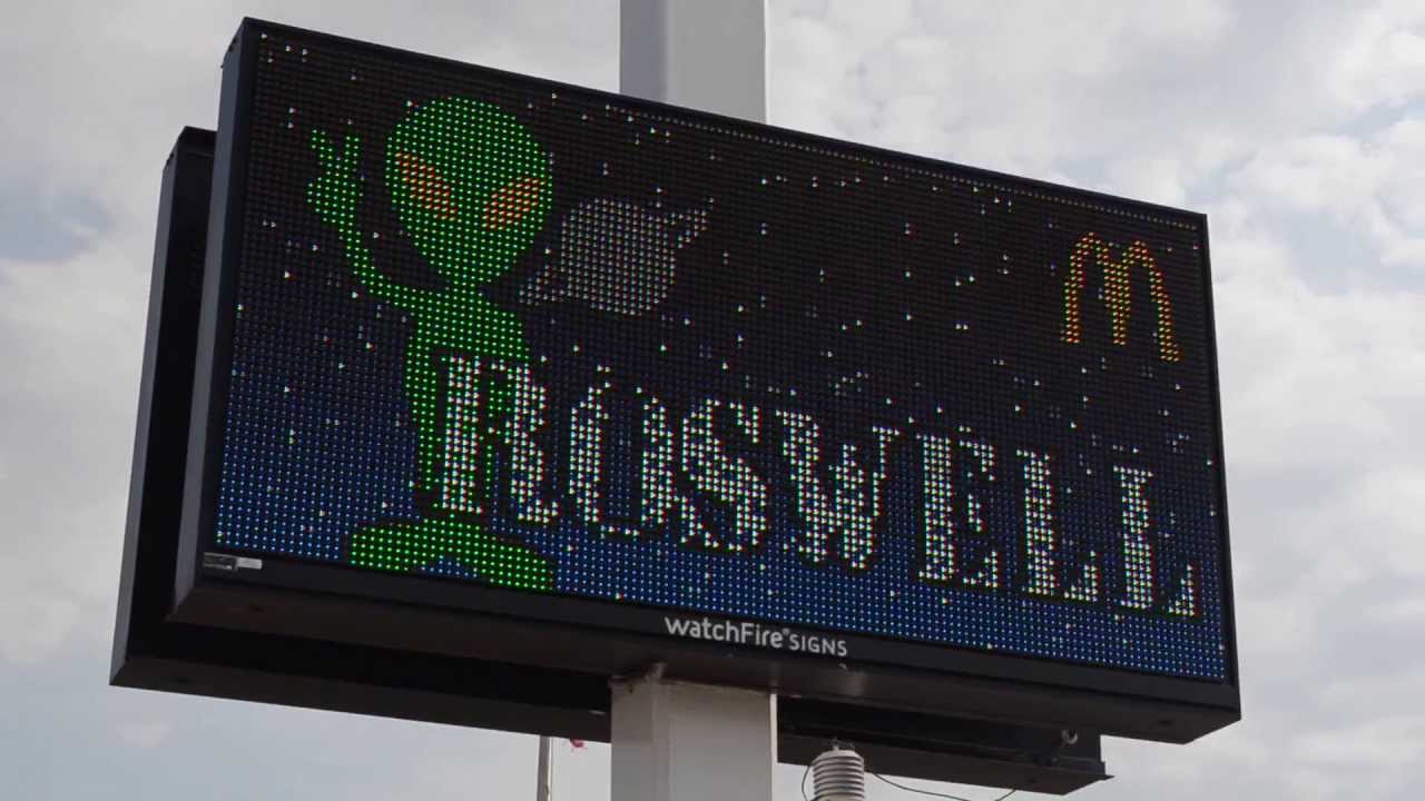 McDonald's & Aliens Roswell, NM - YouTube