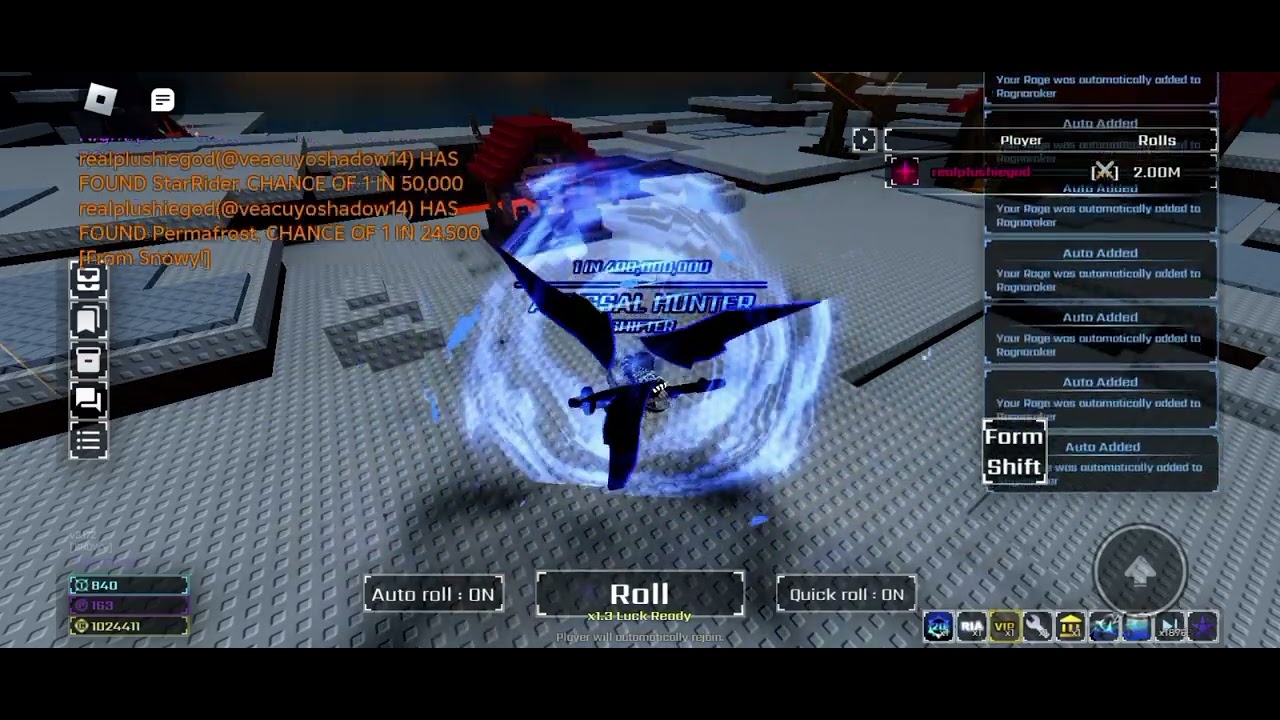 using a transcendent potion experience | sols rng eon 1 - YouTube