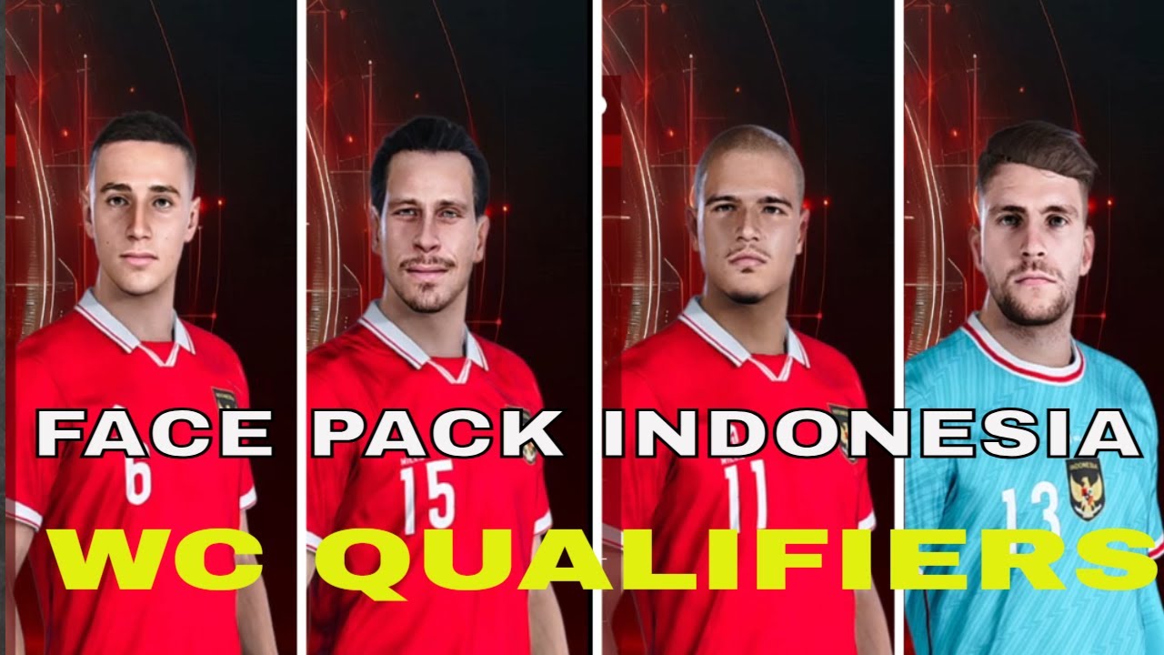 NEW UPDATE FACE PACK TIMNAS WC QUALIFIERS FL25 &PES 2021 - YouTube