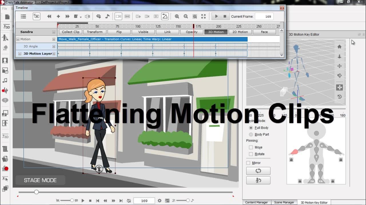 CrazyTalk Animator 2 Tutorial - Basic Timeline Editing - YouTube