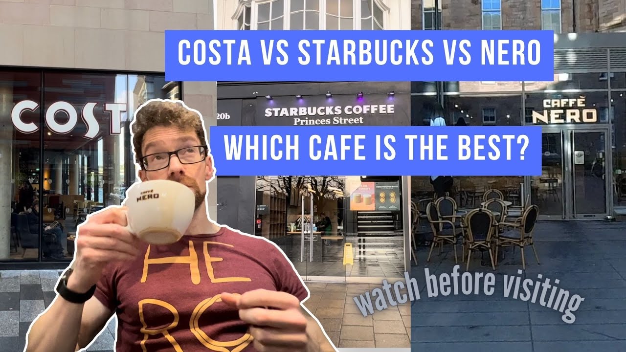 COSTA VS STARBUCKS VS NERO. Which has the best coffee plus best vegan ...