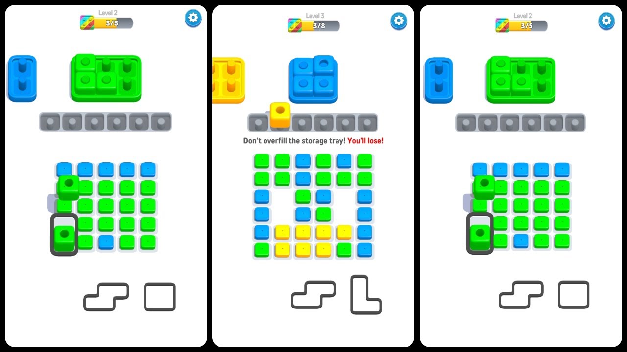 Collect with Blocks Game Gameplay Android - YouTube