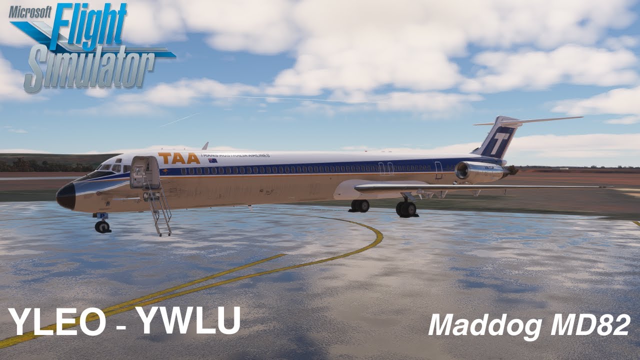 MD-80 Short Runway Challenge | Leonora to Wiluna (Outback Bush Jet) # ...