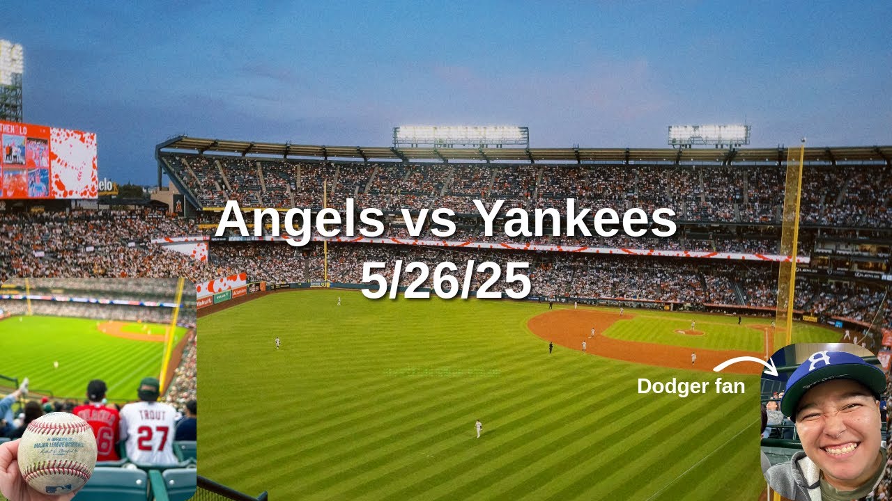 Went to an Angels vs Yankees Game | Vlog 4 - YouTube