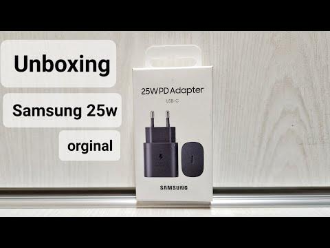 Samsung 25W PD Adapter original. Самсунг 25W оригинал адаптер. - YouTube