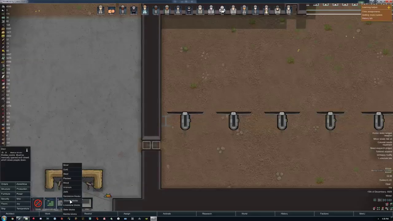 Rimworld. Fighting Insects, Improving the workshop and hospital, and ...