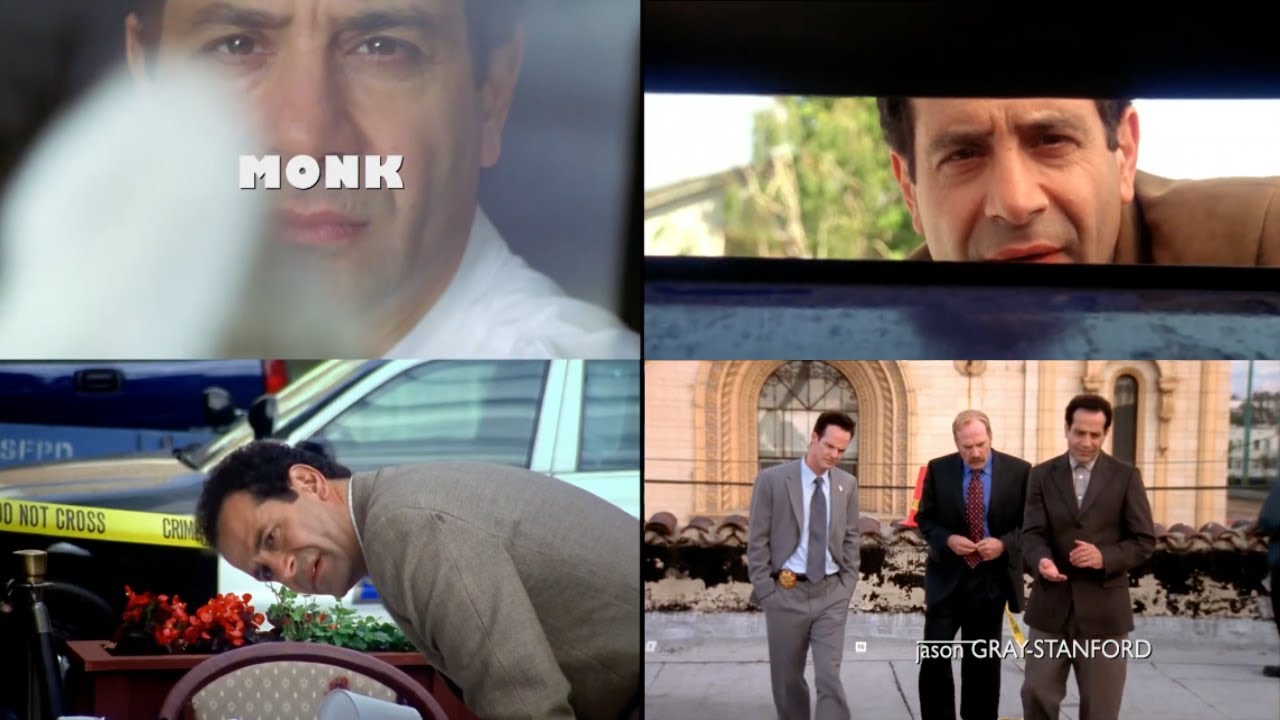 All MONK intros (Comparison) (1 - 8) OPENING / COMPARACIÓN #monk # ...