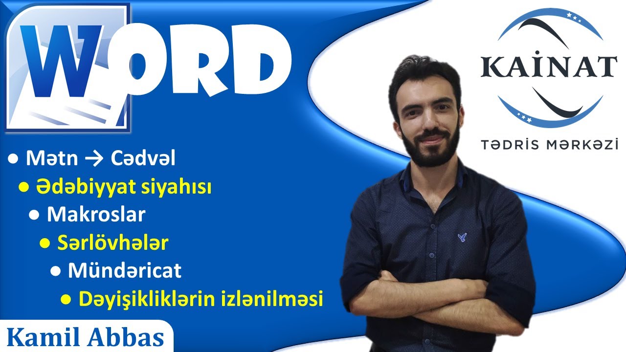 1 AY ÖDƏNİŞSİZ DÖVLƏT QULLUĞU DƏRSLƏRİ İNFORMATİKA II Dərs - Kamil ...