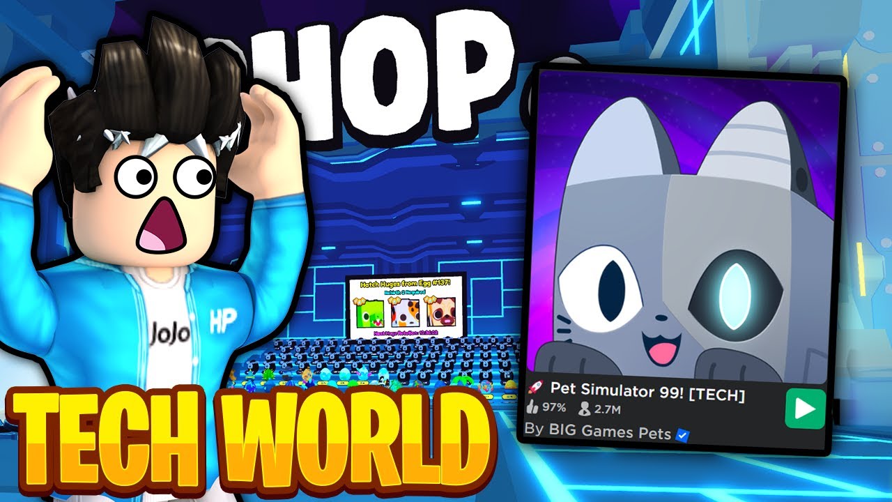 Die TECH WORLD ist endlich da in Pet Simulator 99! (-10.000 ROBUX ...