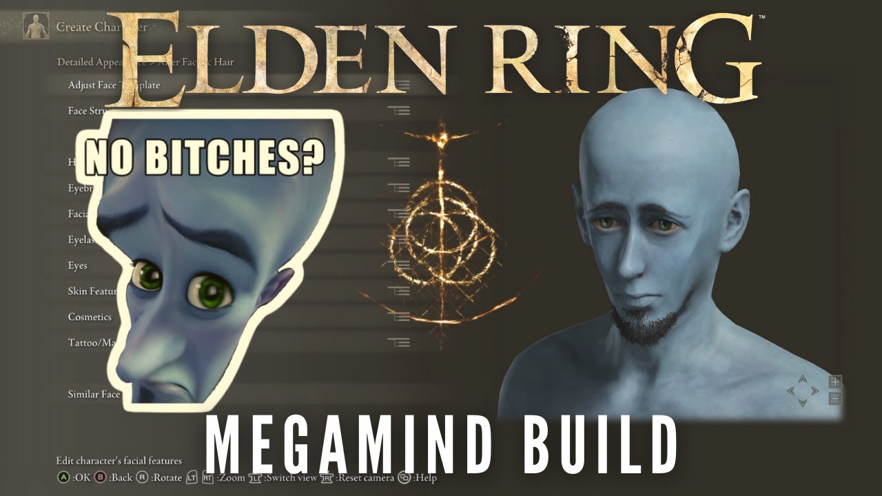 MEGAMIND/NO B*TCHES? - Character Creation Sliders ELDEN RING - YouTube